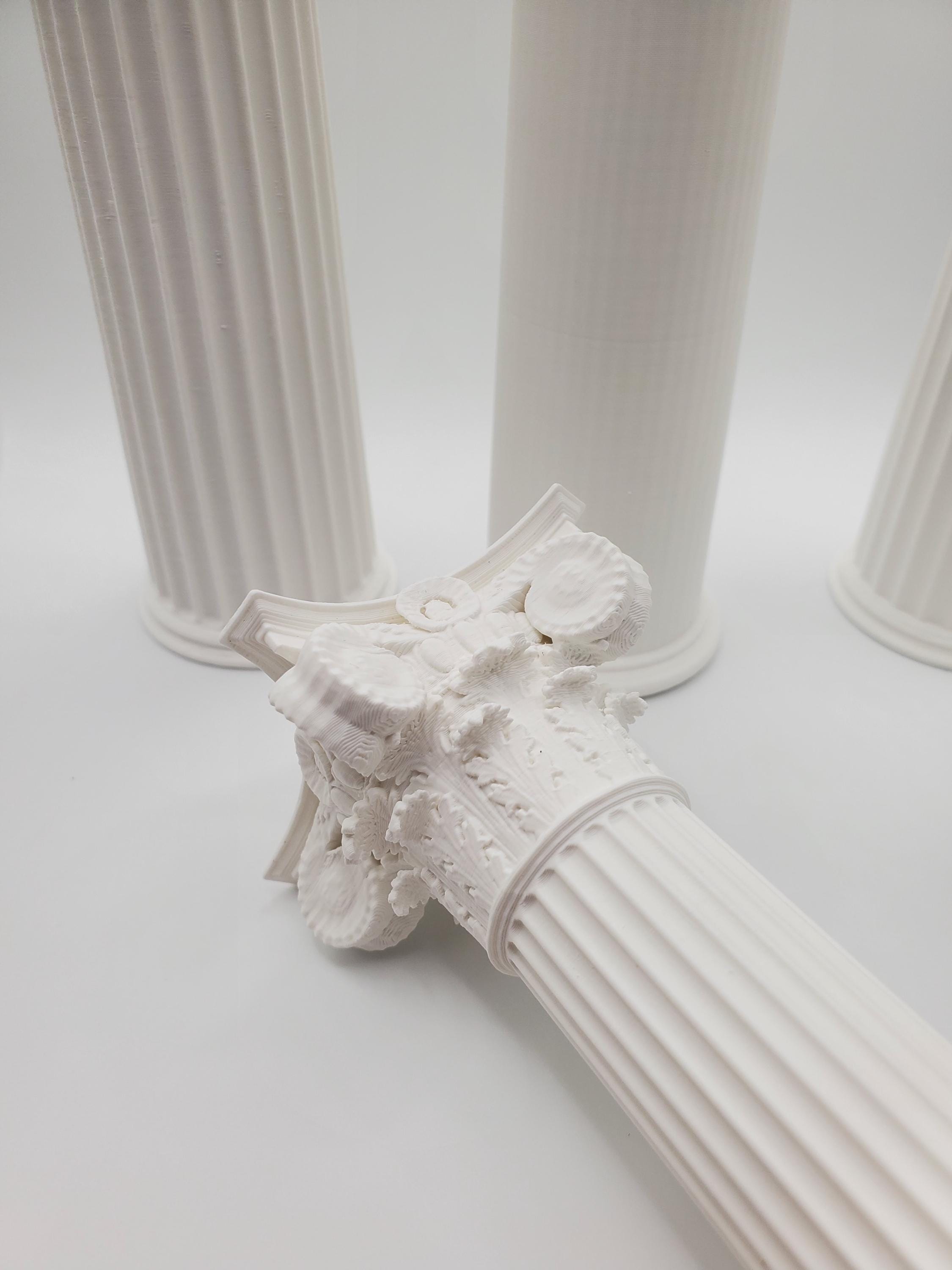 Greek Roman Column Set, Models of Tuscan Doric Ionic Corinthian ...