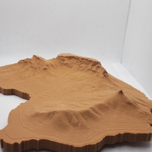 Cape Town Topography Model | Table Mountain Relief Map | South African ...