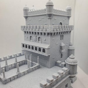 Belem Tower Model, Lisbon, Portugal Authentic Replica of Lisbon's ...