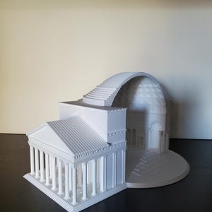 Pantheon Cross Section Model, Ancient Roman Architecture Model ...
