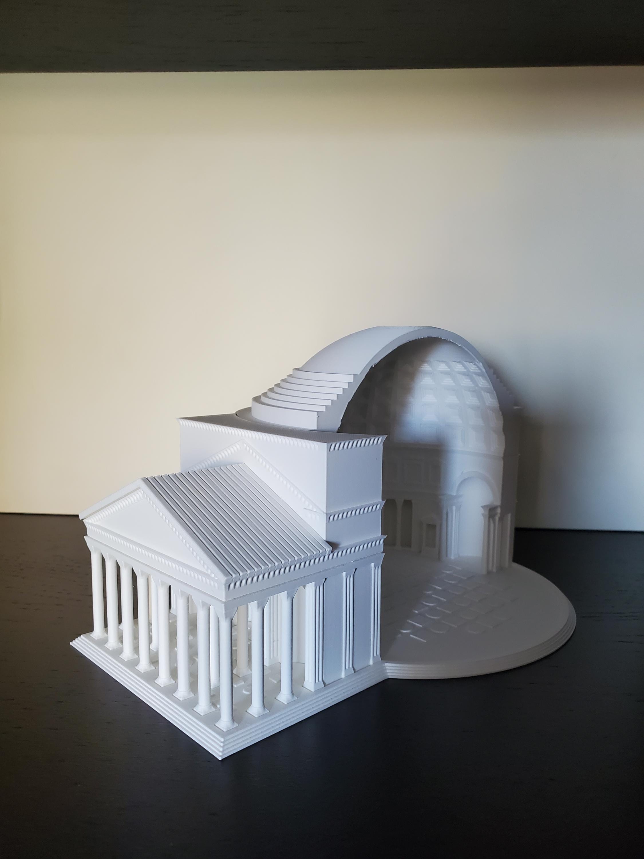 Pantheon Cross Section Model, Ancient Roman Architecture Model ...
