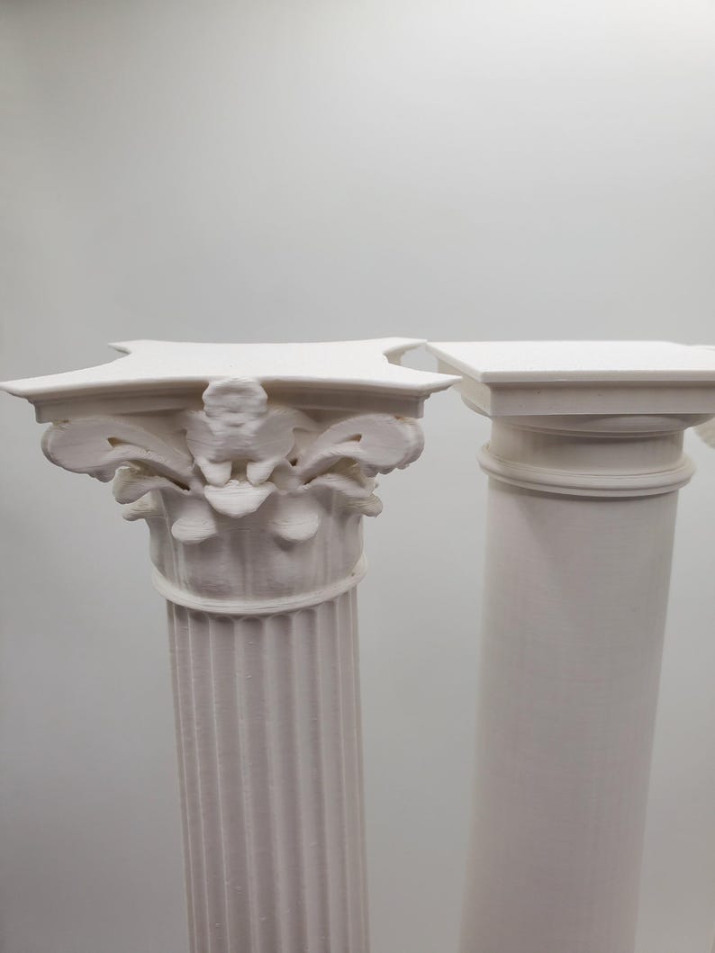 Greek Roman Column Set, Models of Tuscan Doric Ionic Corinthian ...