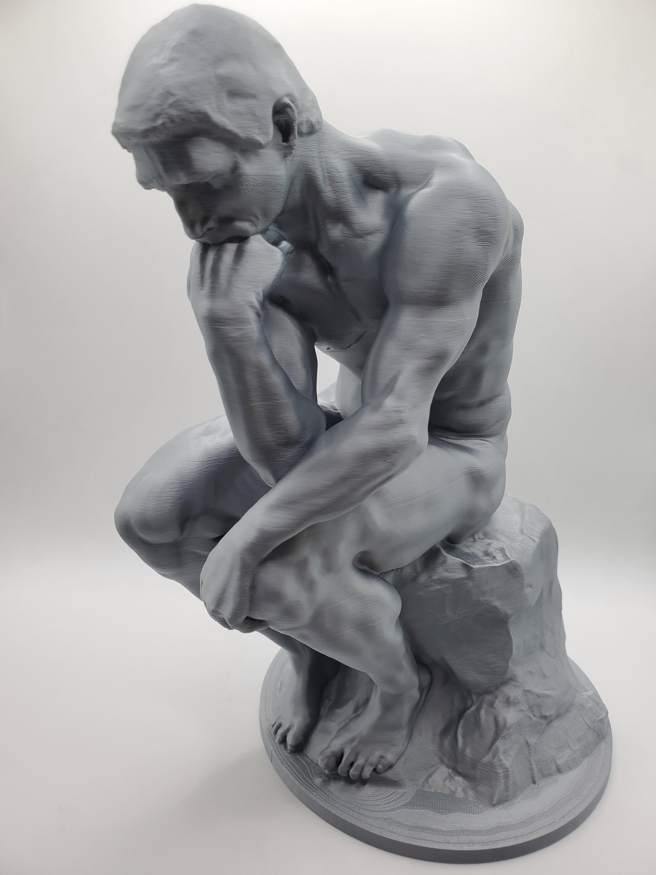 The Thinker Statue, Rodin Sculpture Replica, Artistic Home Decor ...