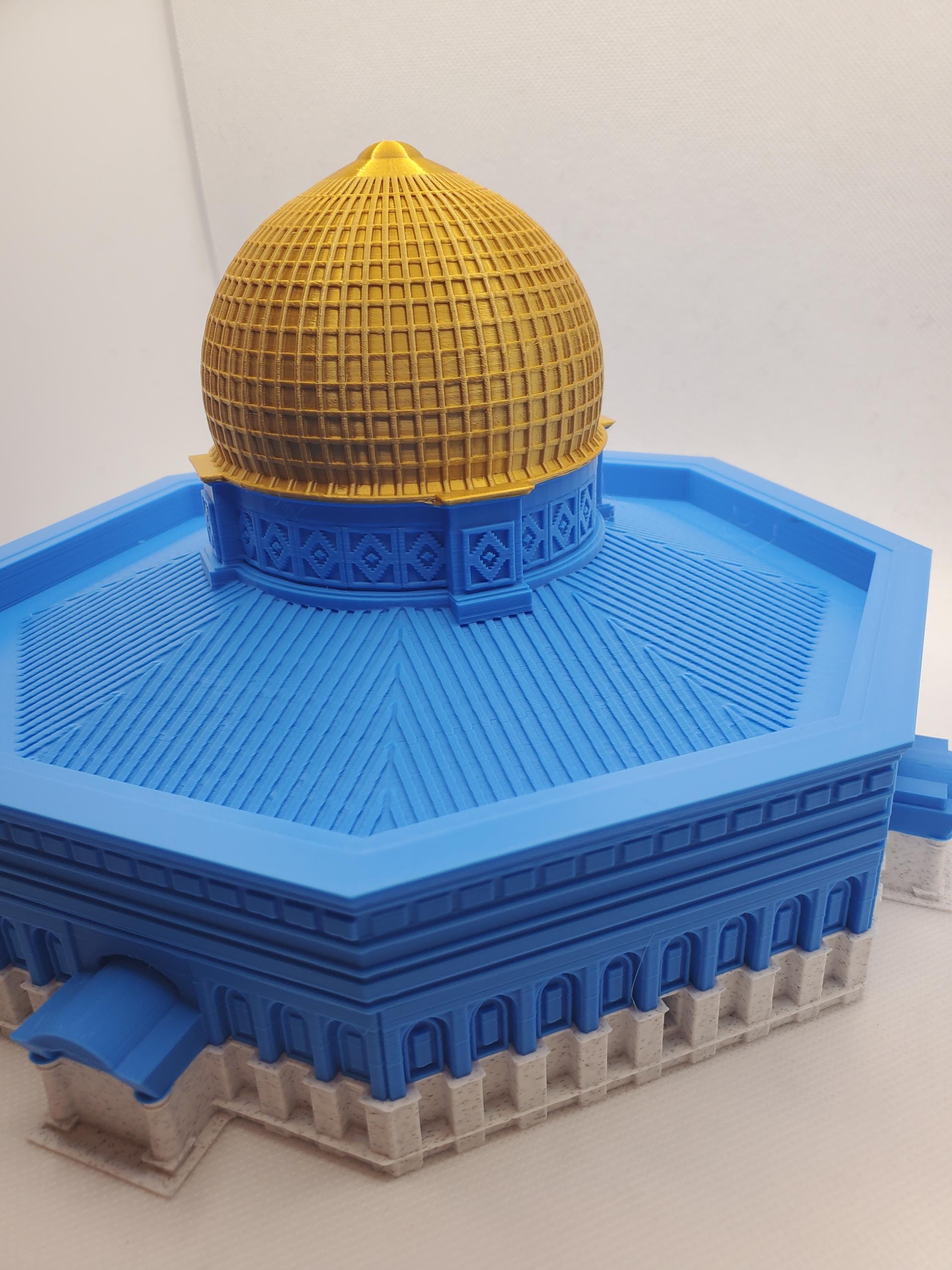 Dome of the Rock Model - Detailed Islamic Architecture Replica - Al ...