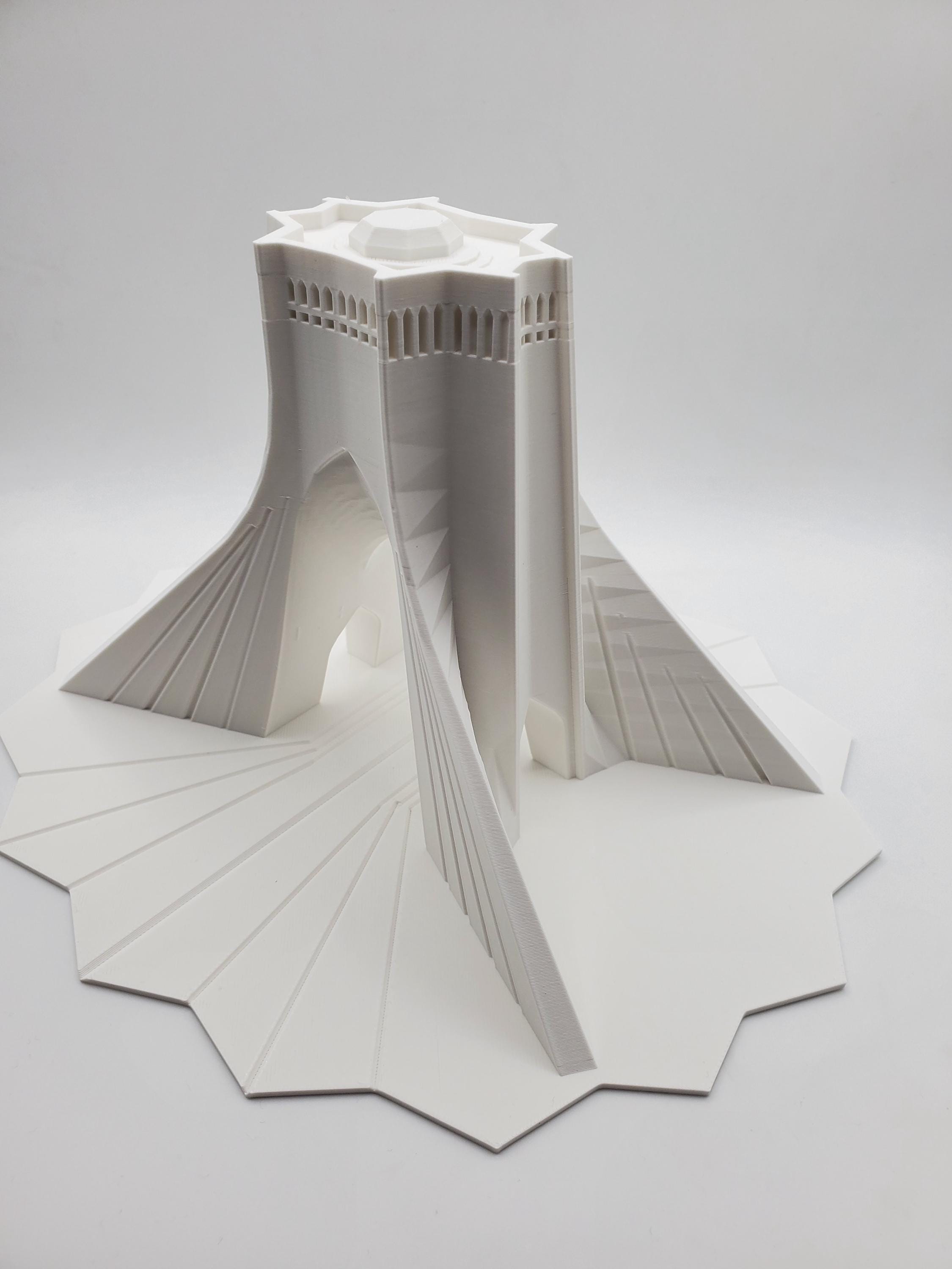 Azadi Tower Model, Tehran Monument Replica, Persian Architecture ...