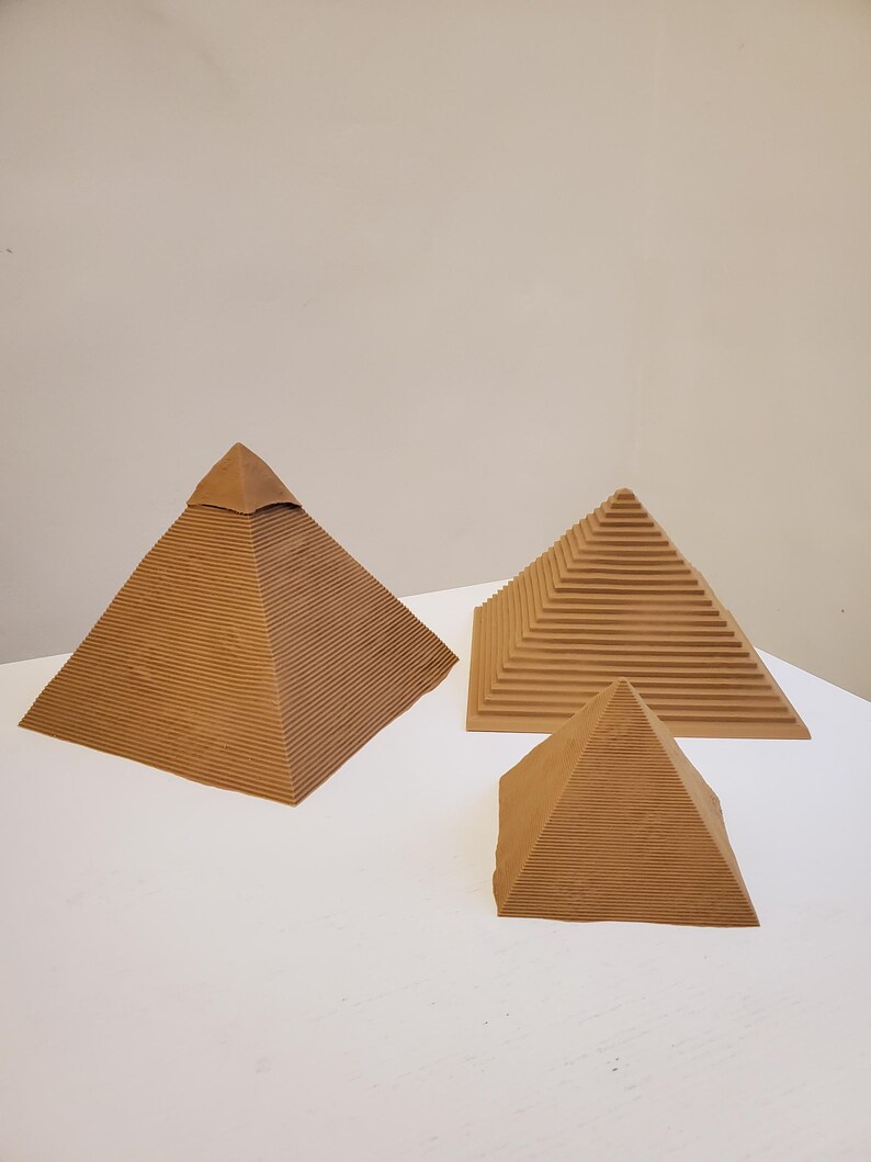 Pyramids Diorama Giza Pyramid Set, Great Pyramids of Egypt, Decorative ...
