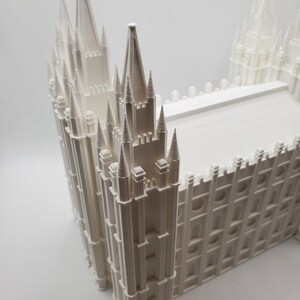 Salt Lake Temple Model, LDS Church Replica, Mormon Architecture ...