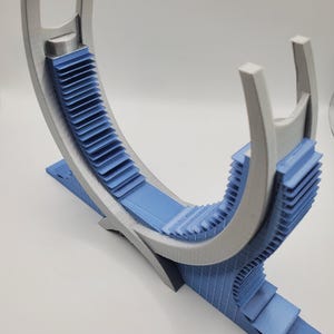 Katara Towers Doha Model – Iconic Crescent Skyscraper Replica in Blue ...