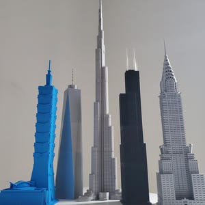 Willis Tower Model – Sears Tower Model, Chicago Skyline Architecture ...