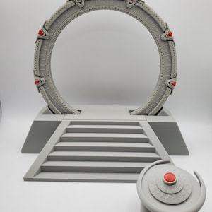Stargate Model With Off-world Pedestal and DHD – Intricately Detailed ...