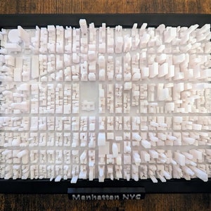 Large 3D Model of Manhattan NYC – Detailed New York City Diorama ...
