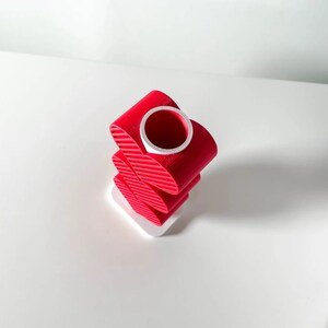 Heart Shaped Flower Vase, Romantic Red Vase, Valentine’s Day Vase Decor ...