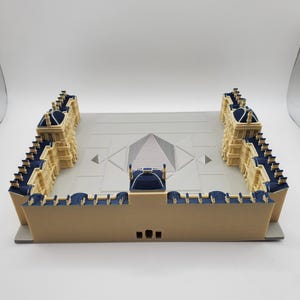 Louvre Museum Model With Pyramid, Paris Architecture Replica for Home ...