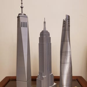 One World Trade Center Model, NYC Skyline Landmark, Modern Skyscraper ...