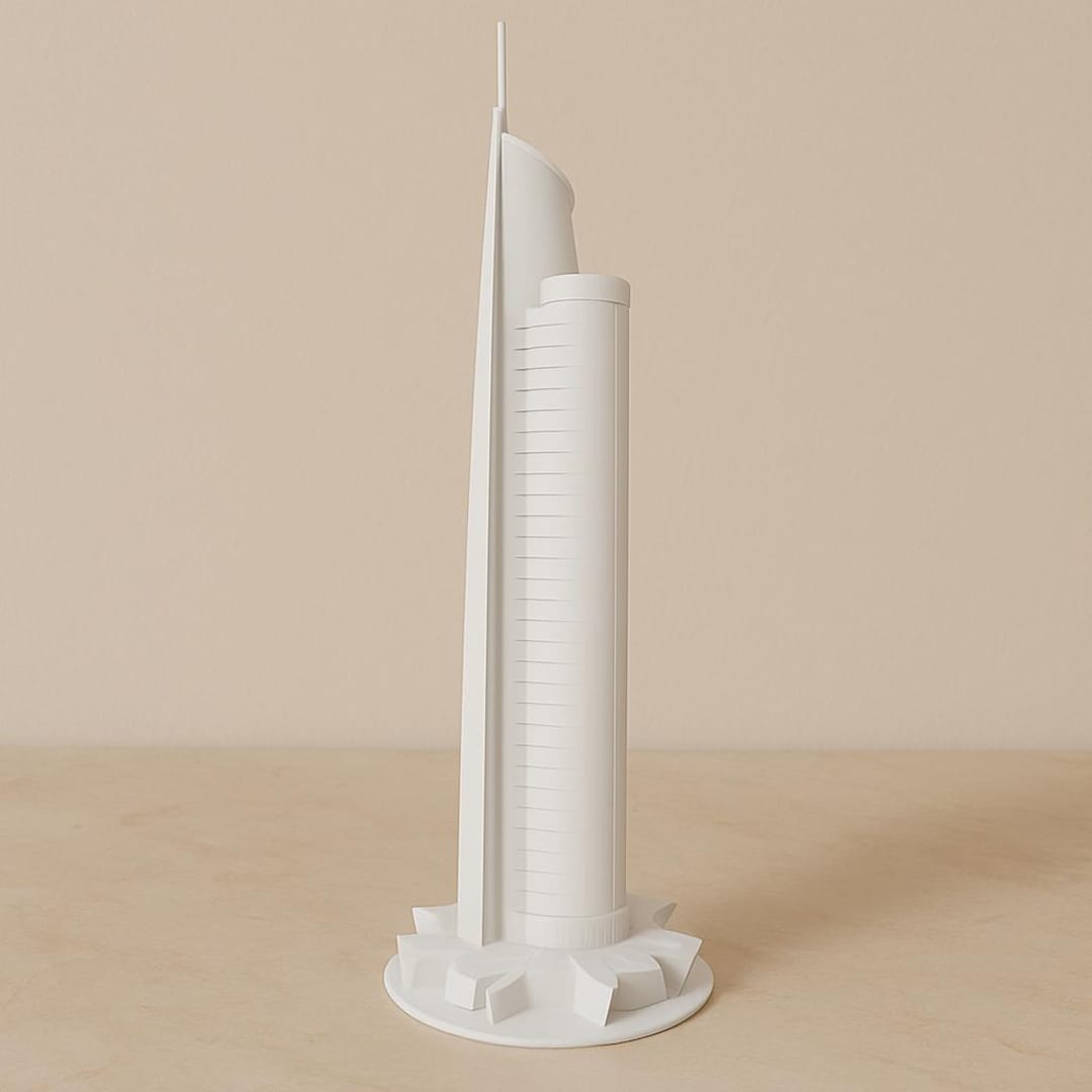 Almas Tower Dubai Model, Architectural Replica, Modern Skyscraper ...