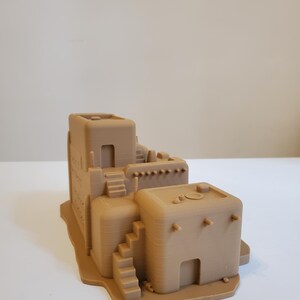 New Mexico Pueblo Architecture Model | Southwestern Diorama Decor ...