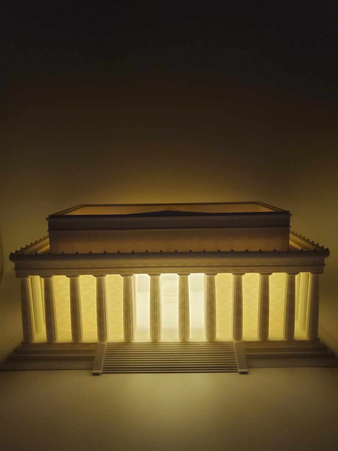 Lincoln Memorial Illuminated Diorama Model - Washington DC Model ...