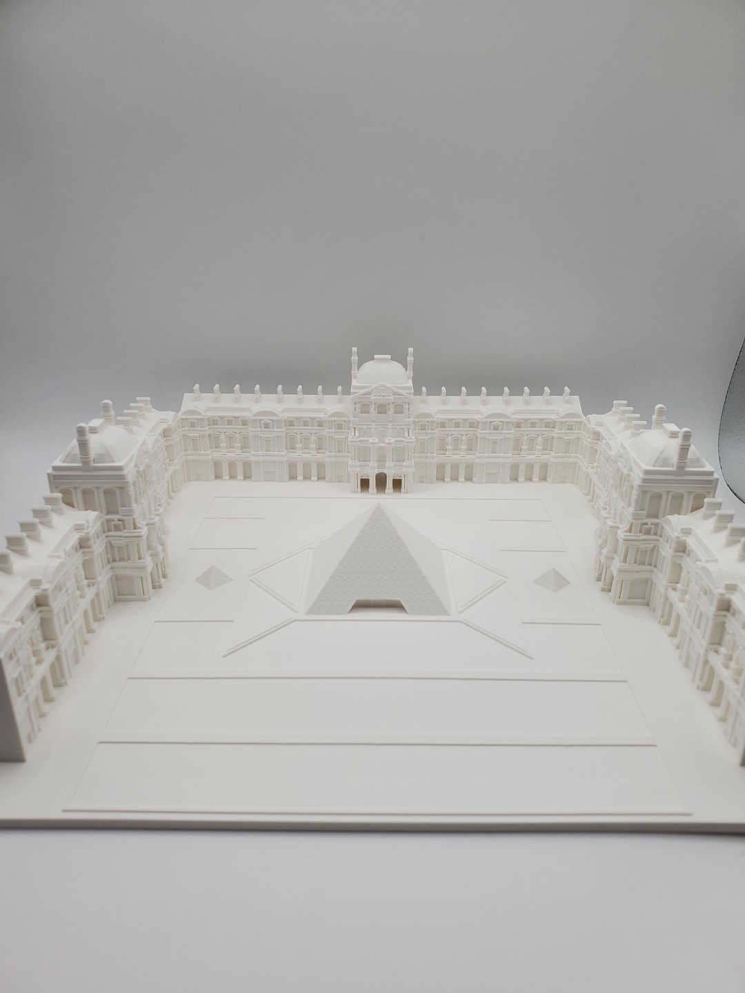 Louvre Museum Diorama With Pyramid, Paris Landmark Model Home Decor ...