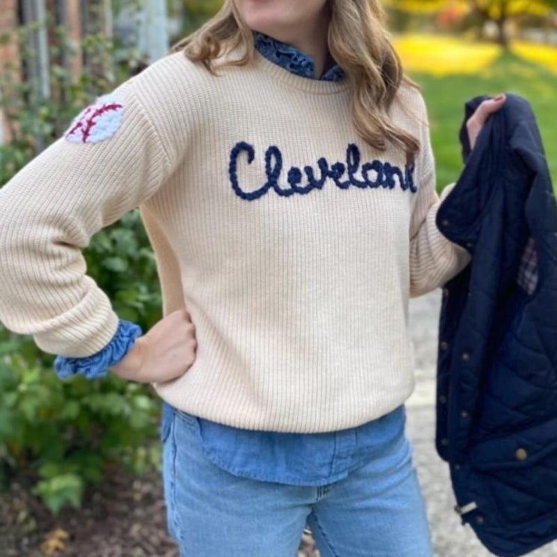 Embroidered Sweater - Etsy