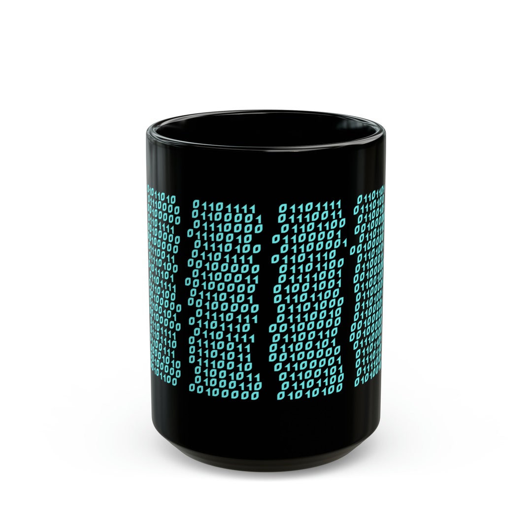 Crack the Code Mug Binary Code Famous Quote Husband Dad Coworker ...