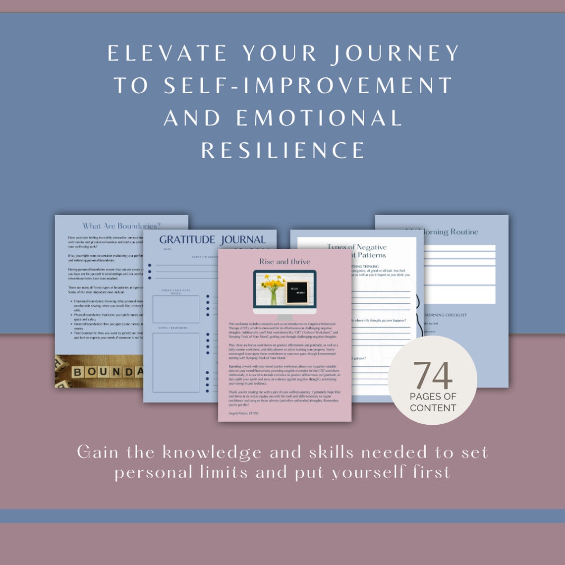 Boundary Bundle Emotion Regulation and CBT Resources Coping Skills ...