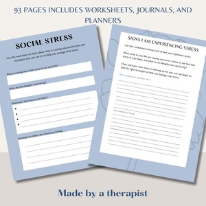 Positive Mindset Bundle Mental Health Toolkit Self-care Workbook ...