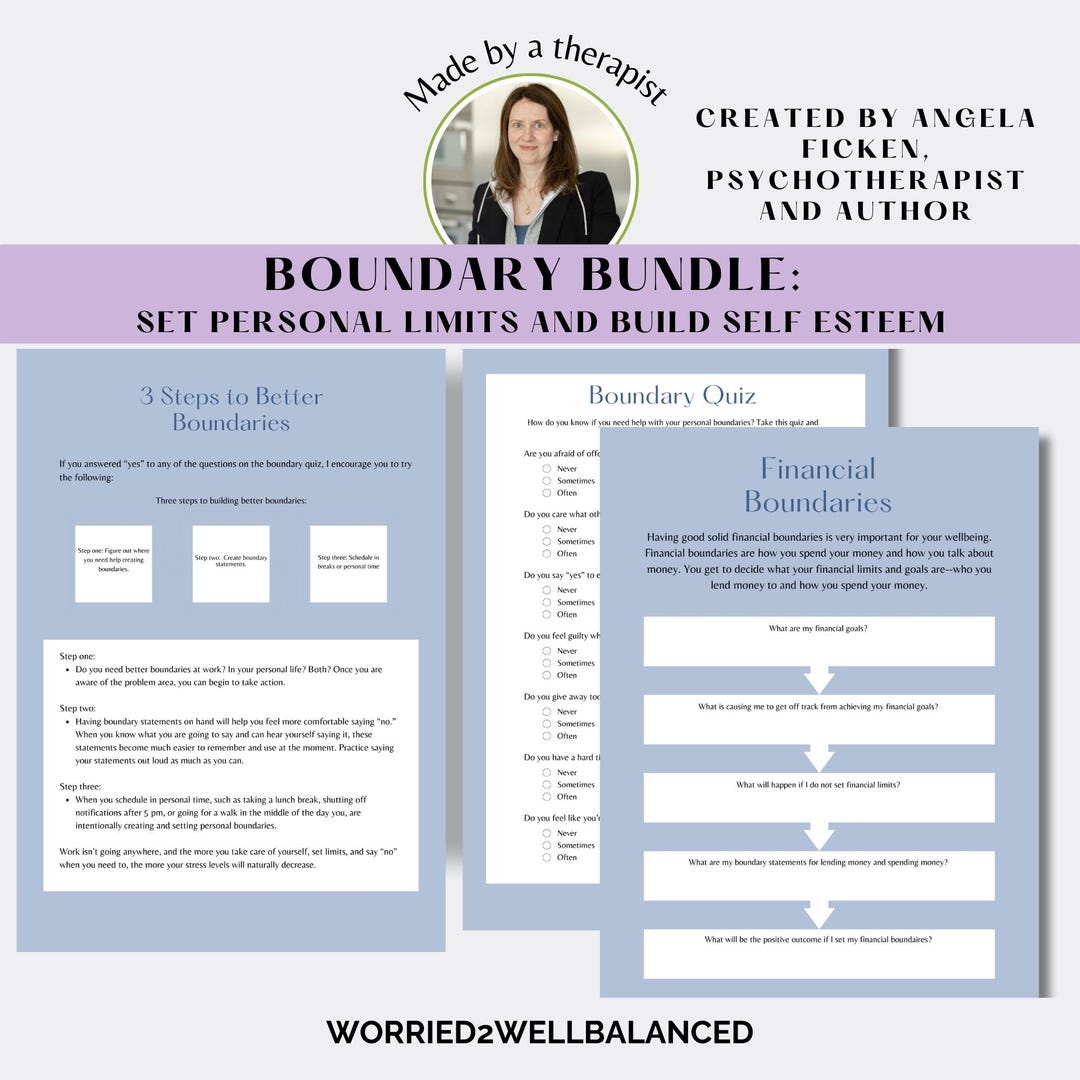 Build Boundary and Emotion Regulation CBT Resources Coping Skills ...