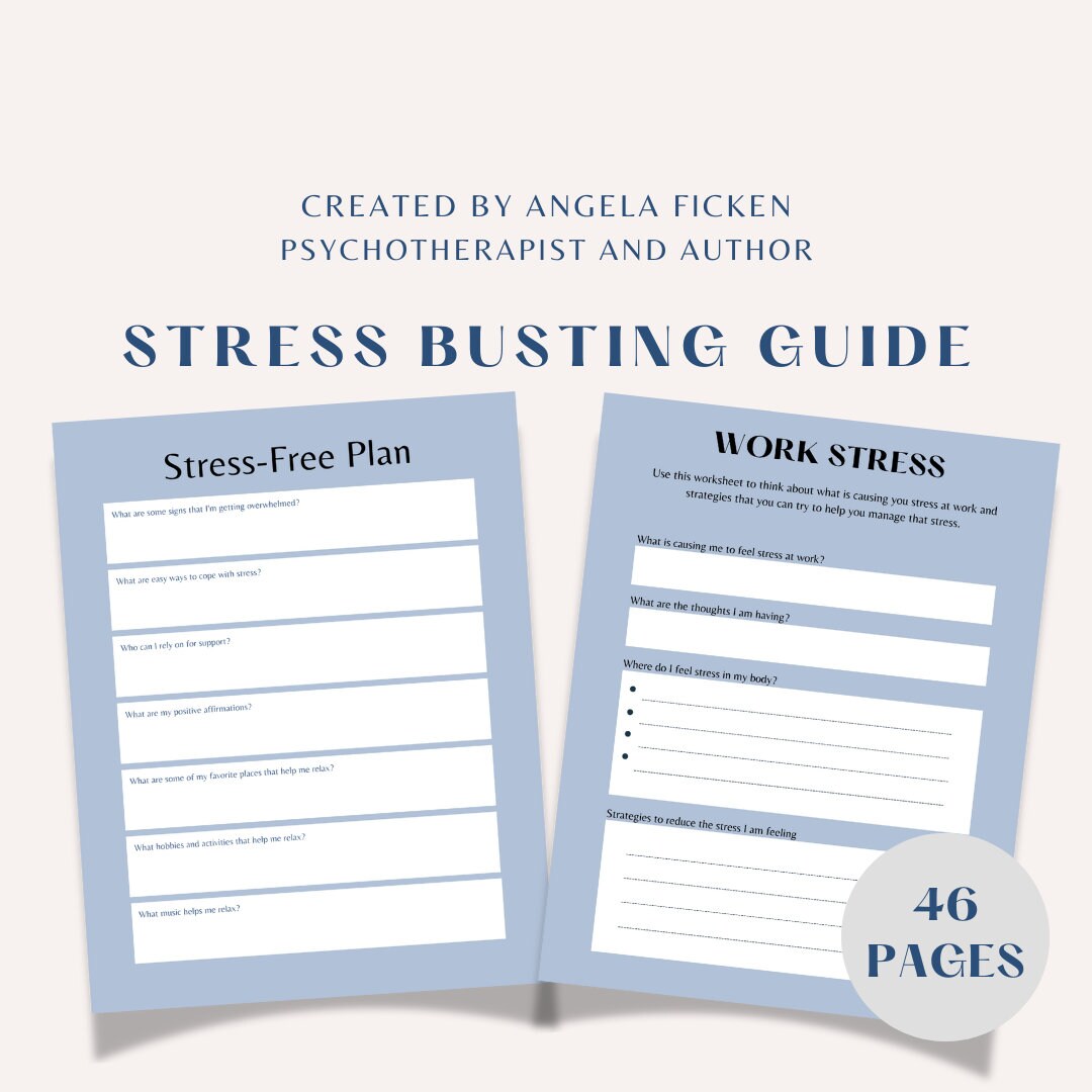 Stress Busting Guide Coping Skills for Stress and Anxiety Relief ...