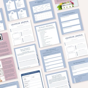 Positive Affirmations Kit CBT Negative Thoughts and Self Doubt ...