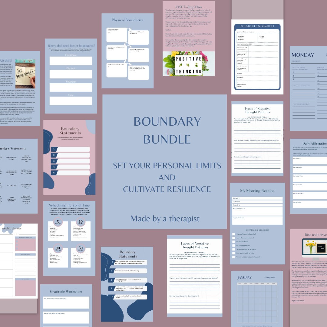 Boundary Bundle Emotion Regulation and CBT Resources Coping Skills ...