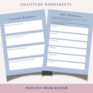 Positive Affirmations Kit CBT Negative Thoughts and Self Doubt ...