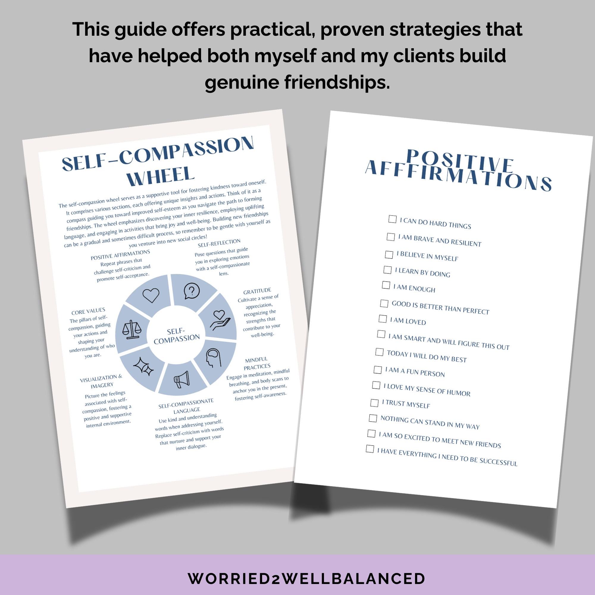 Adult Friendship Guide Social Confidence Workbook Making Friends as ...