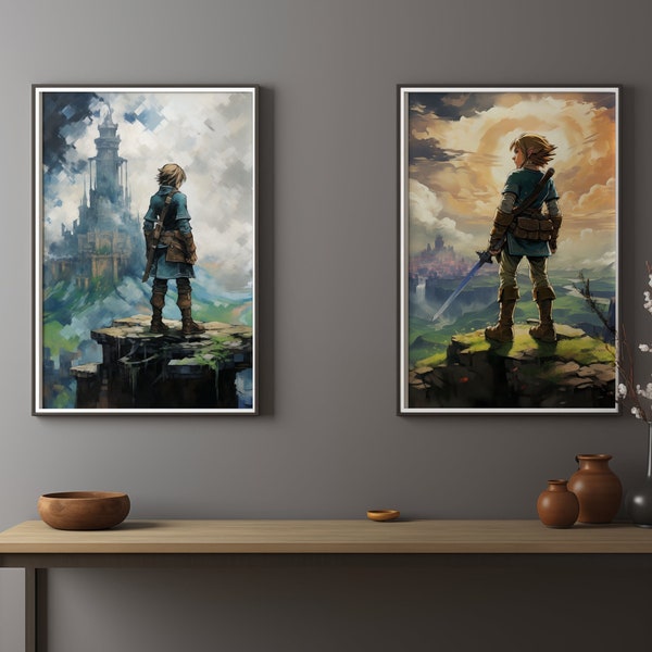 Hyrule Oil Painting - Etsy