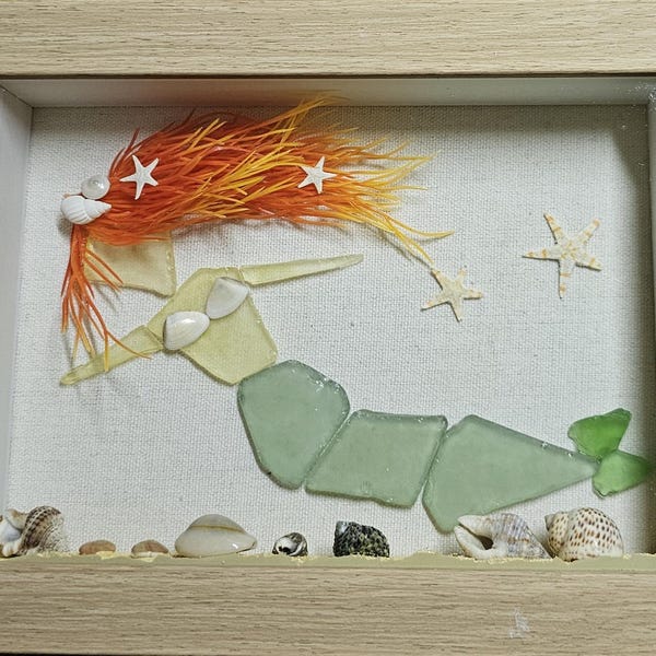 Sea Glass Mermaid - Etsy