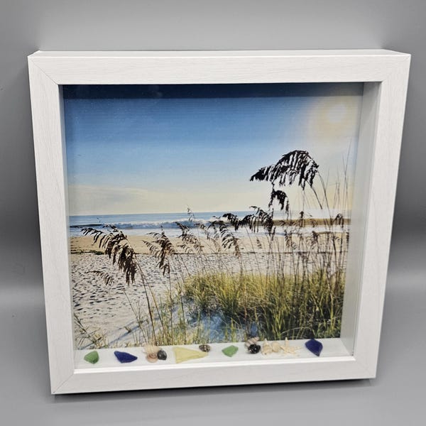 Beach Glass Frame - Etsy