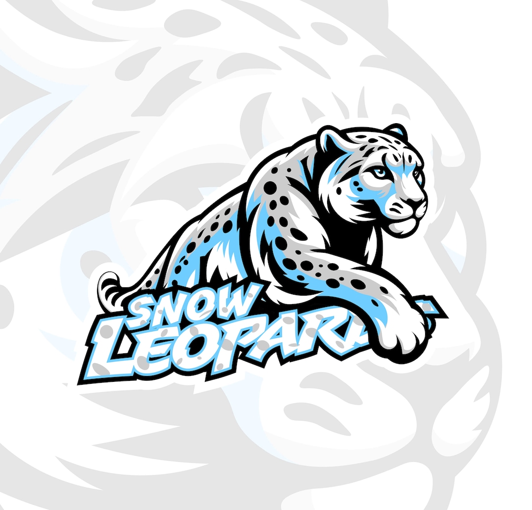 Snow Leopard Logo - Etsy