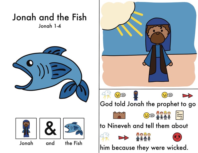 Lesson 33 - Jonah and the Fish - Etsy