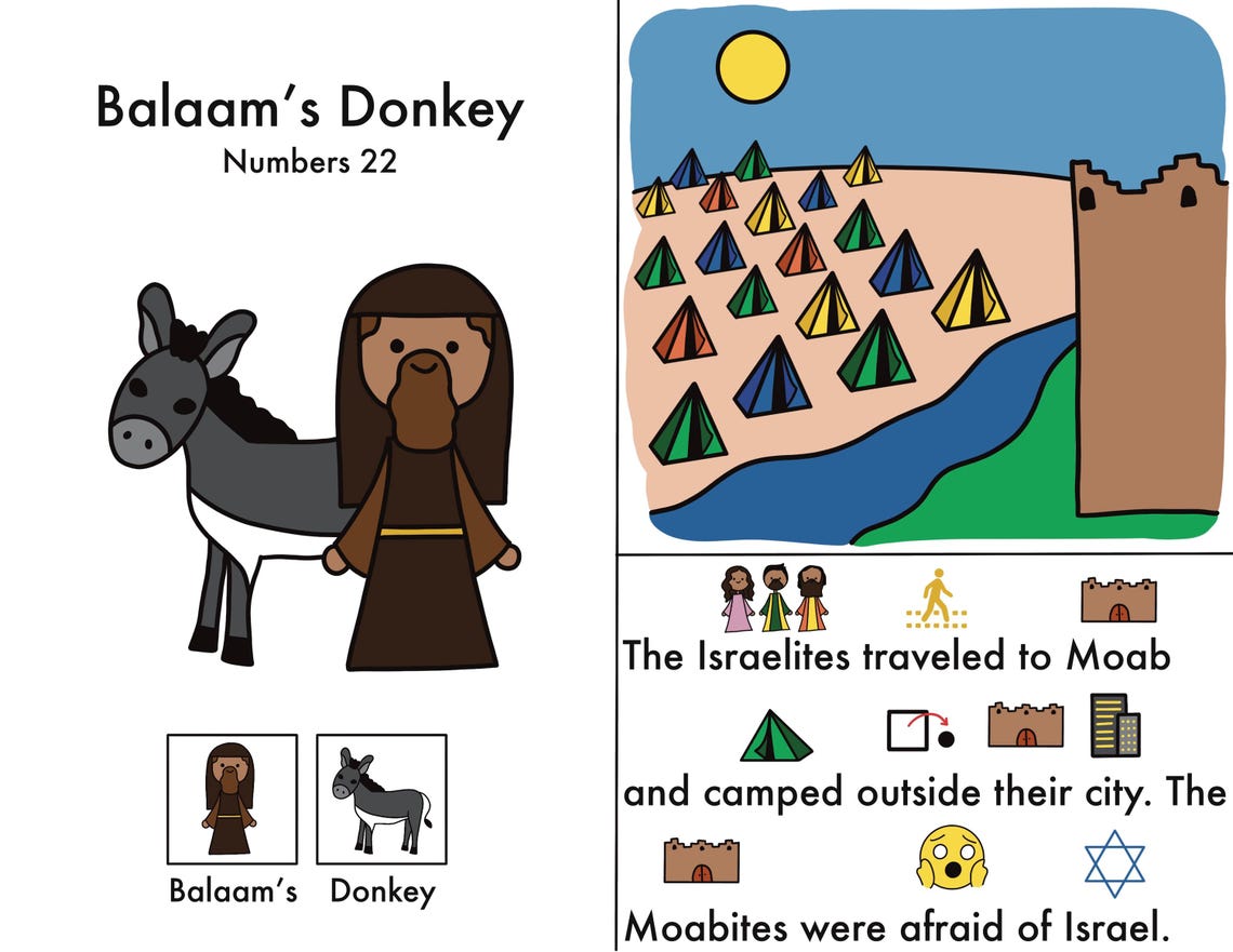 Lesson 18 - Balaam's Donkey - Etsy