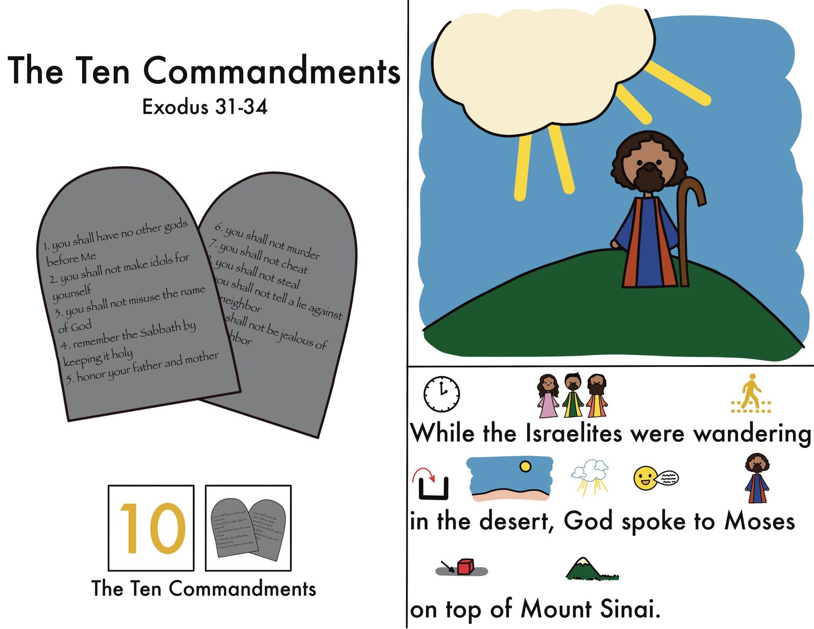 Lesson 15 - the Ten Commandments - Etsy