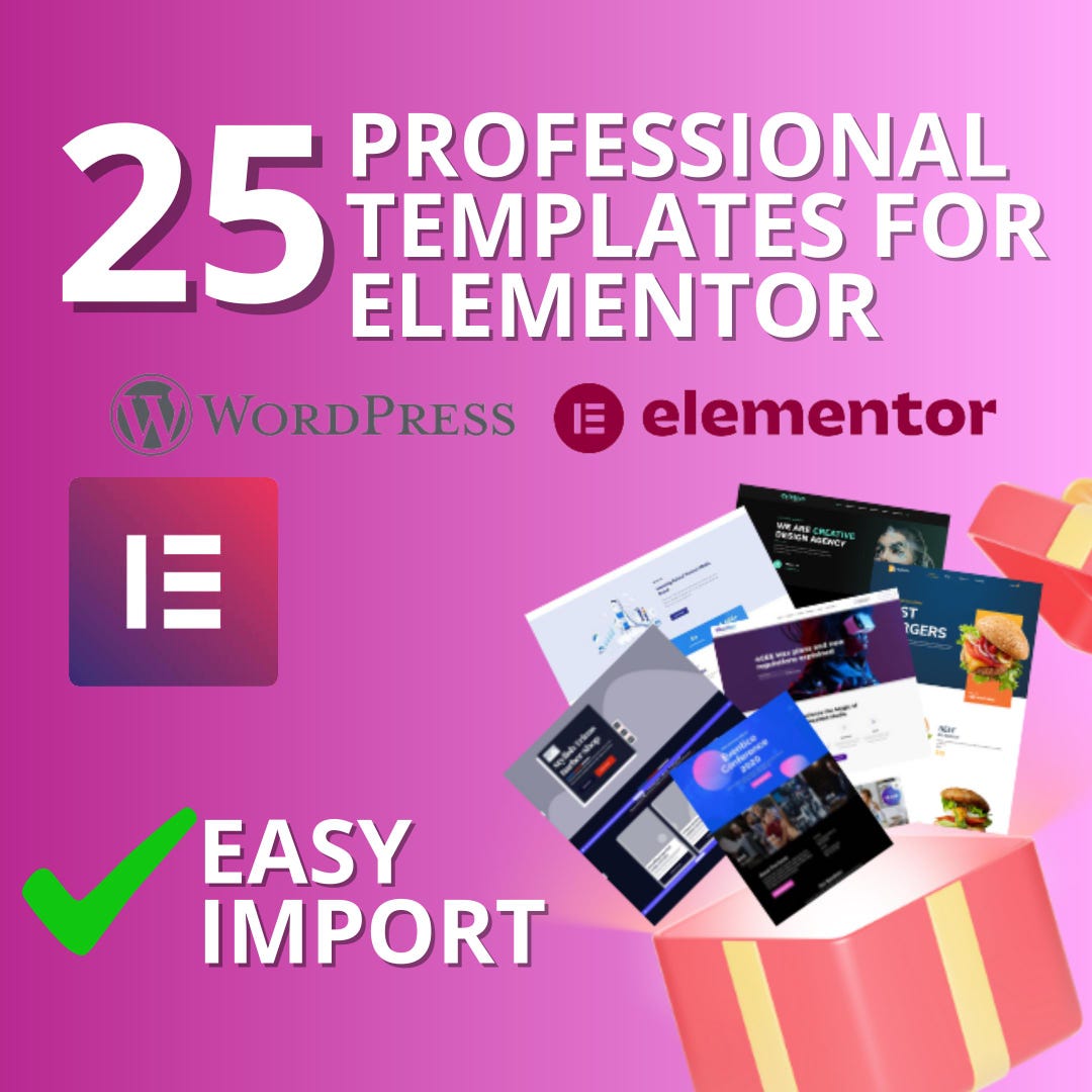 25 Professional Templates for Elementor Modern Designs for Wordpress ...