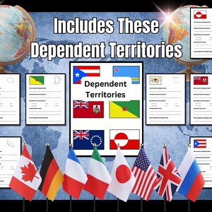 Countries of the World Unit Study/ Printable Geography Worksheets for ...