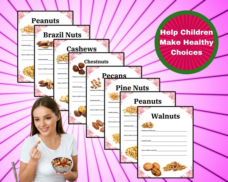 Legumes, Nuts and Seeds Unit Study for Kids. Printable Research ...