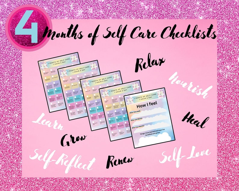 Self-care Checklist 4 Months of Creative Ways to Relax, Rejuvenate and ...