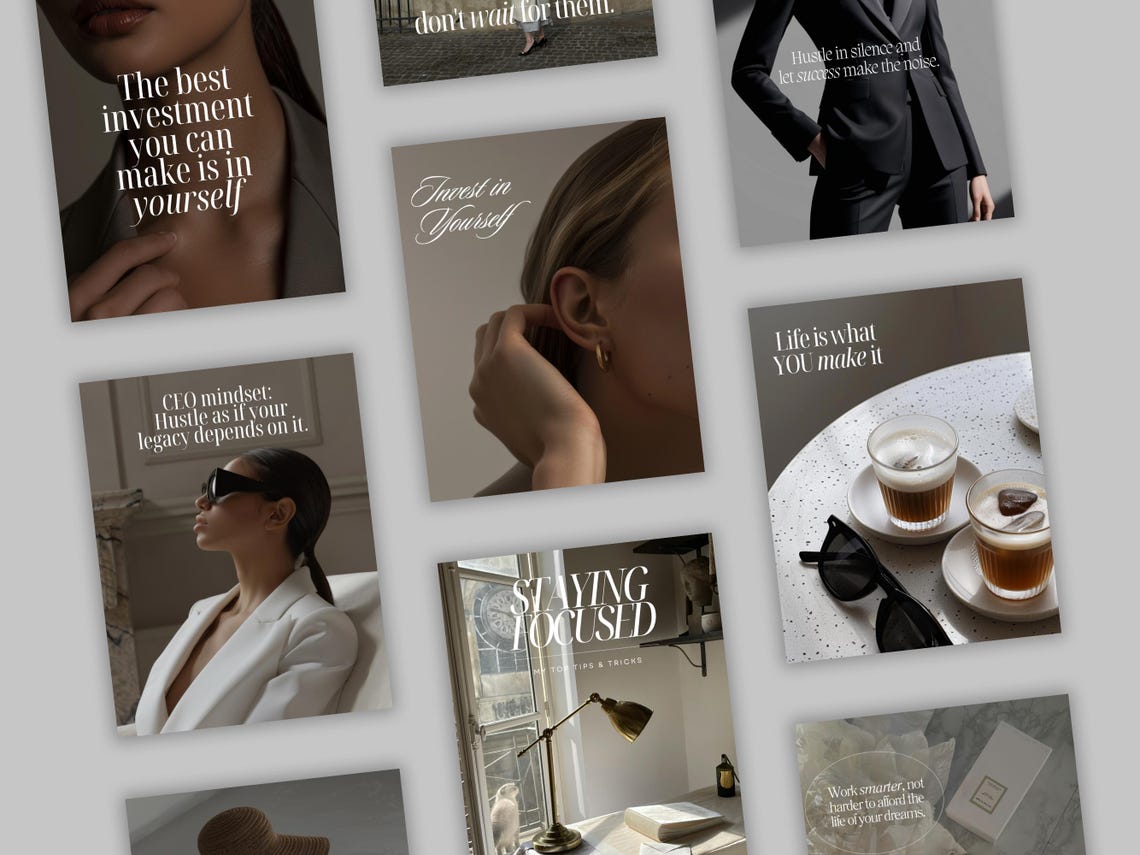 Faceless Instagram Post Template |faceless Digital Marketing Posts|done ...