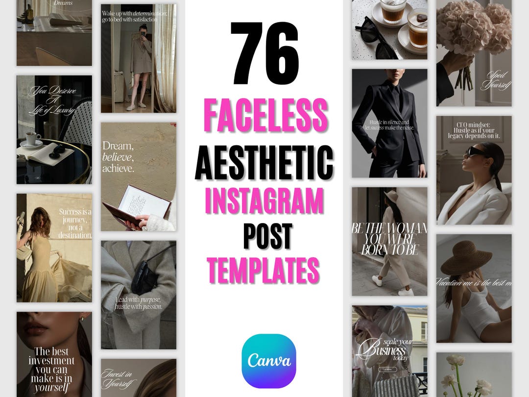 Faceless Instagram Post Template |faceless Digital Marketing Posts|done ...