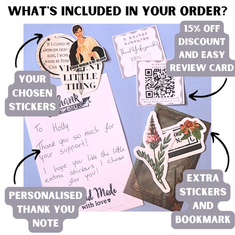 Custom Book Stack Sticker, Customised Book Sticker, Personalised Name ...