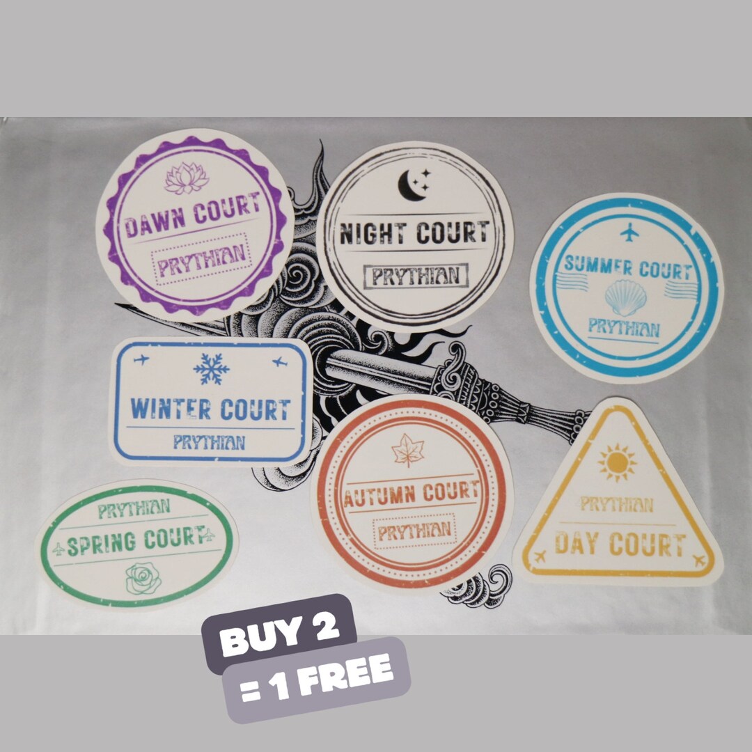 Acotar Stamps, Acotar Court Stickers, Night Court Stickers, Spring ...