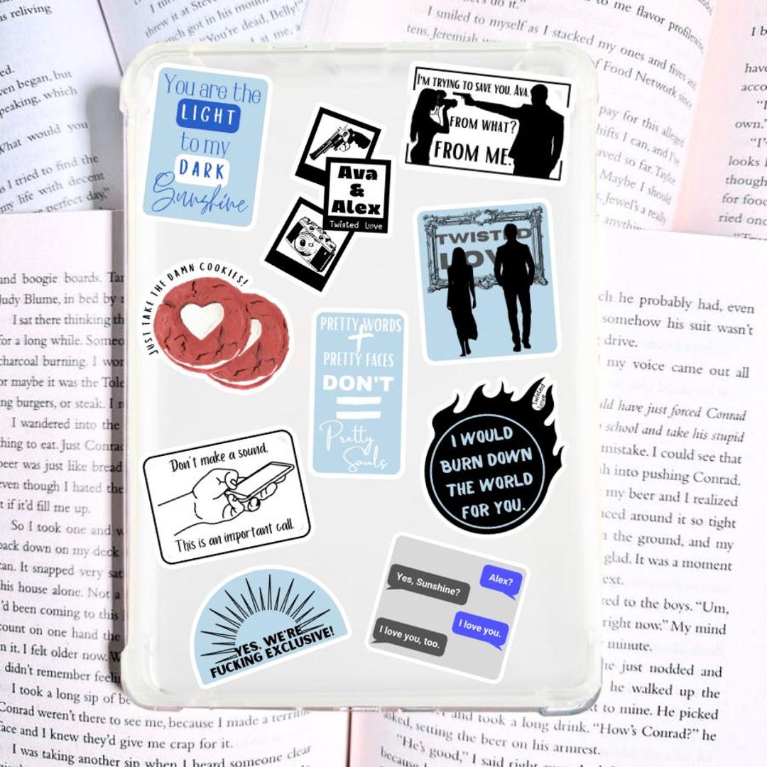 Twisted Love Stickers, Twisted Series Stickers, Ava and Alex, Twisted ...