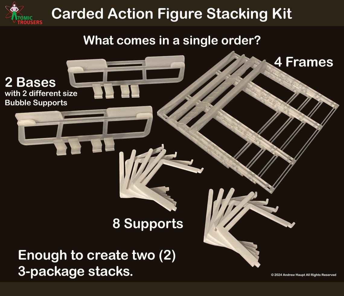 Carded Action Figure Stacking Kit - Etsy