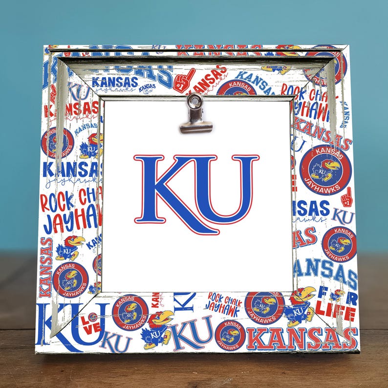 Stylish University of Kansas Photo Frame Lightweight and Unique Design ...